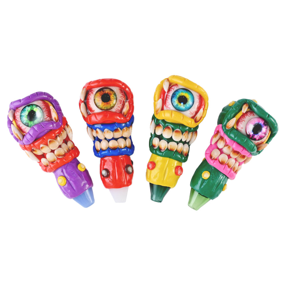 Hipster Cyclops Monster Grin Spoon Pipe HP051 – Smoke Tech One LLC