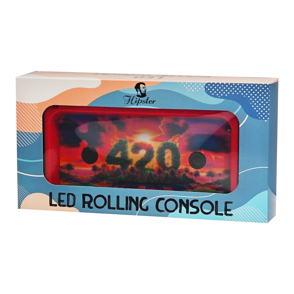 Hipster Blazing Sunset 420 LED Rolling Console NU015 – Smoke Tech One LLC