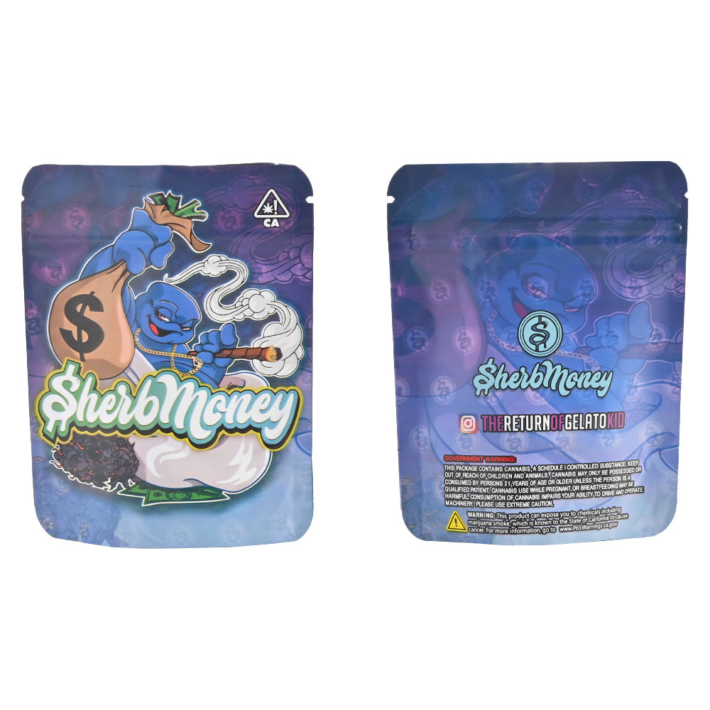 Sherb Money Cannabis Flower Pouch PK405 – Smoke Tech One LLC