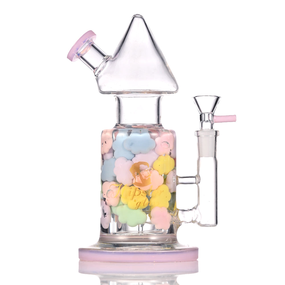 Hipster Floral Cone Design Water Pipe YX016 – Smoke Tech One LLC