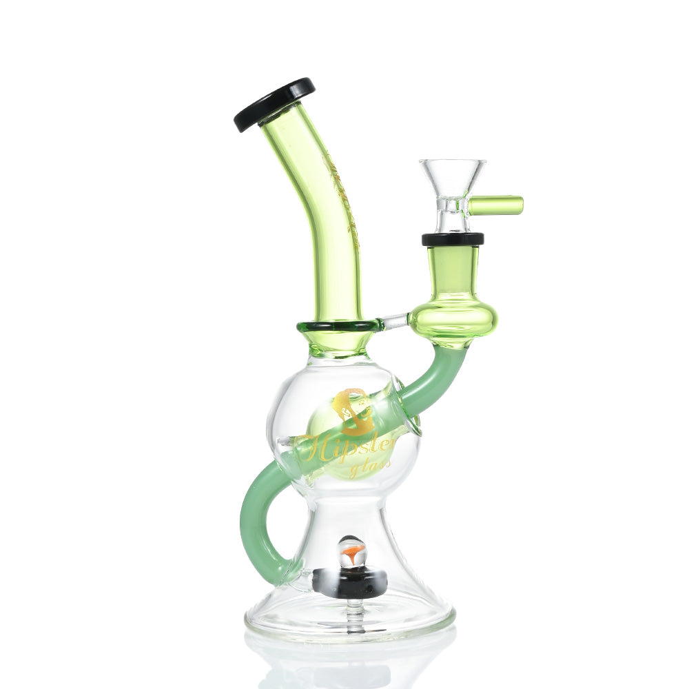 Hipster Orb-Base Recycler Glass Bong ZL16 – Smoke Tech One LLC